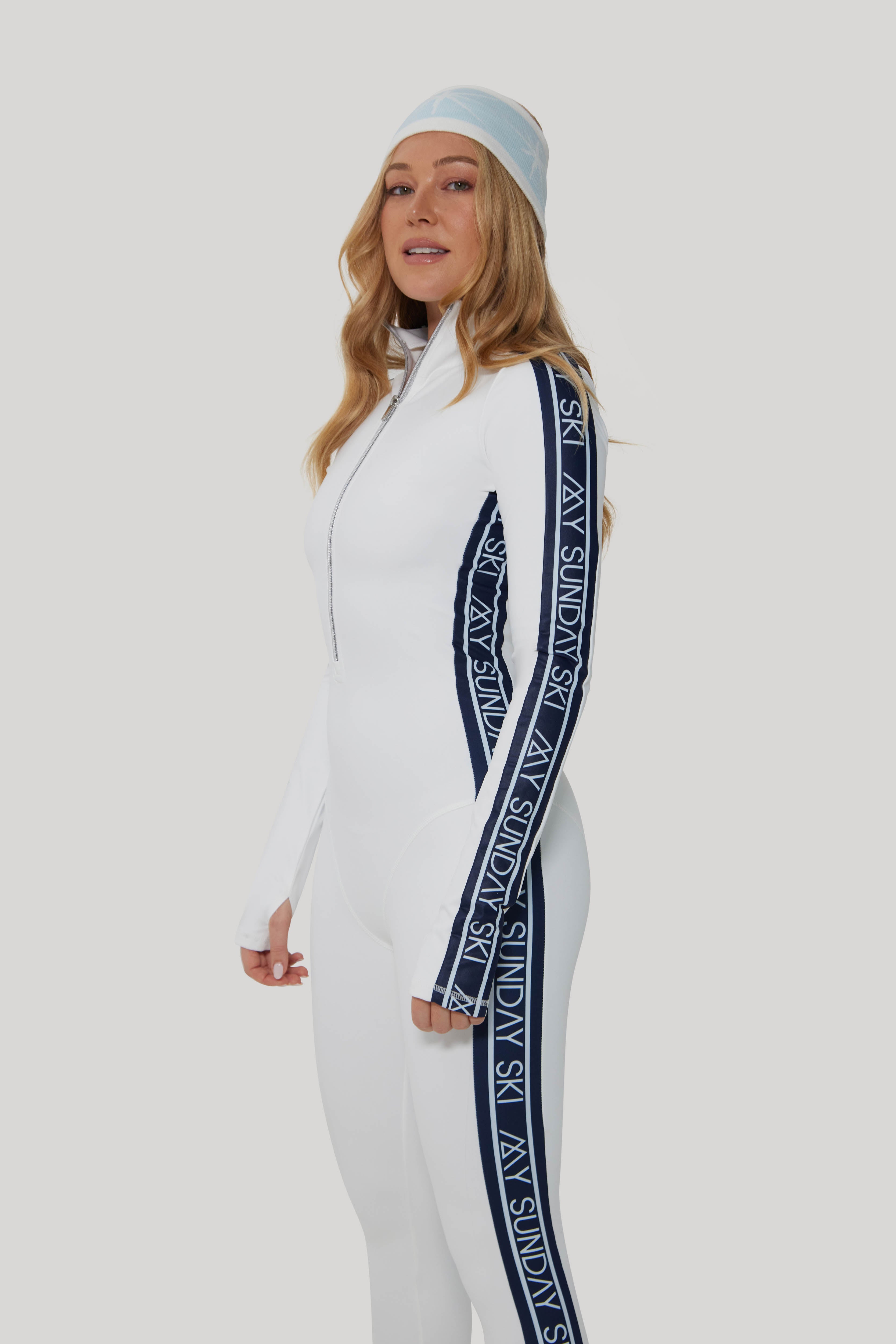 Onesie Base Layer - White – My Sunday Ski