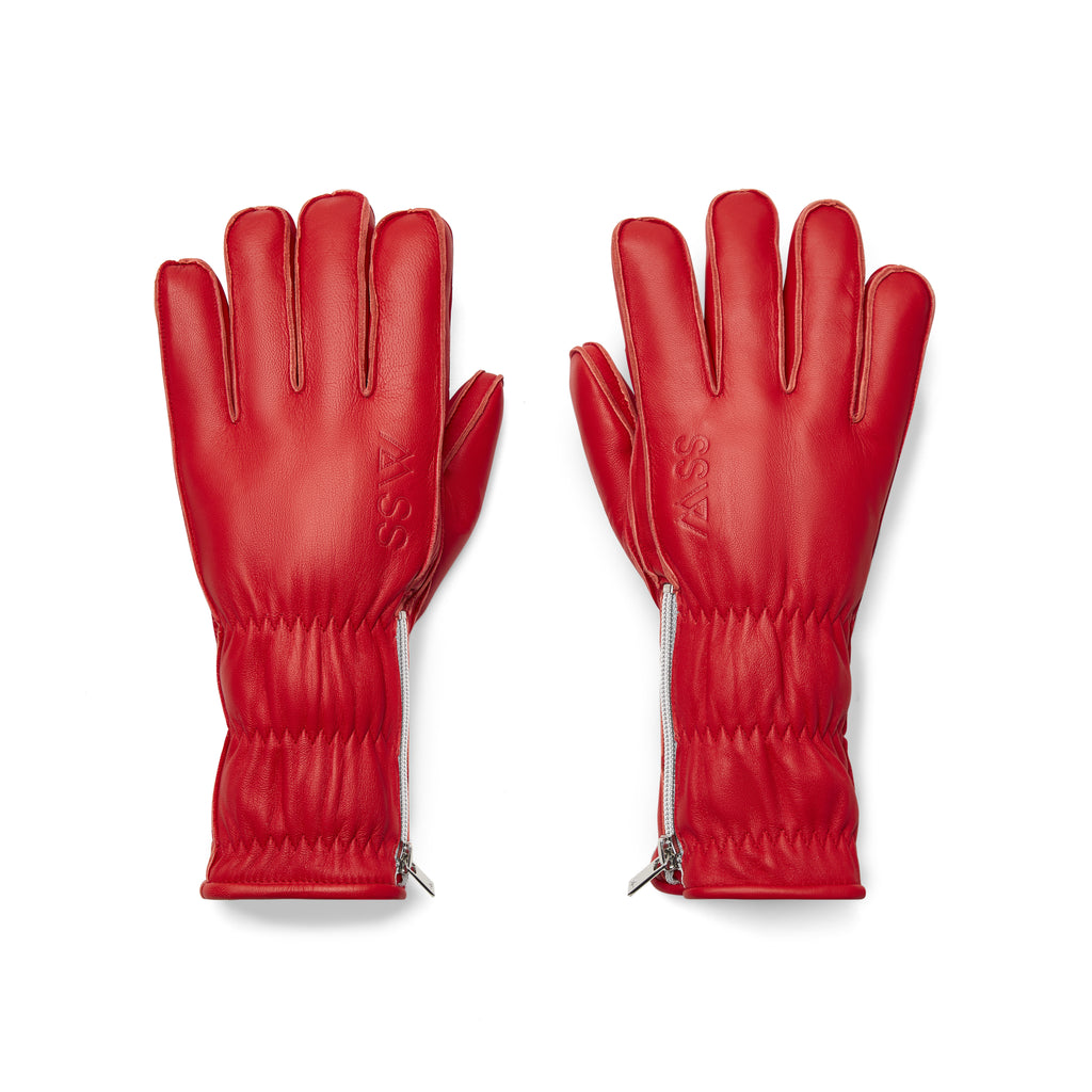 Wanderlust Shearling Ski Gloves - Red – My Sunday Ski