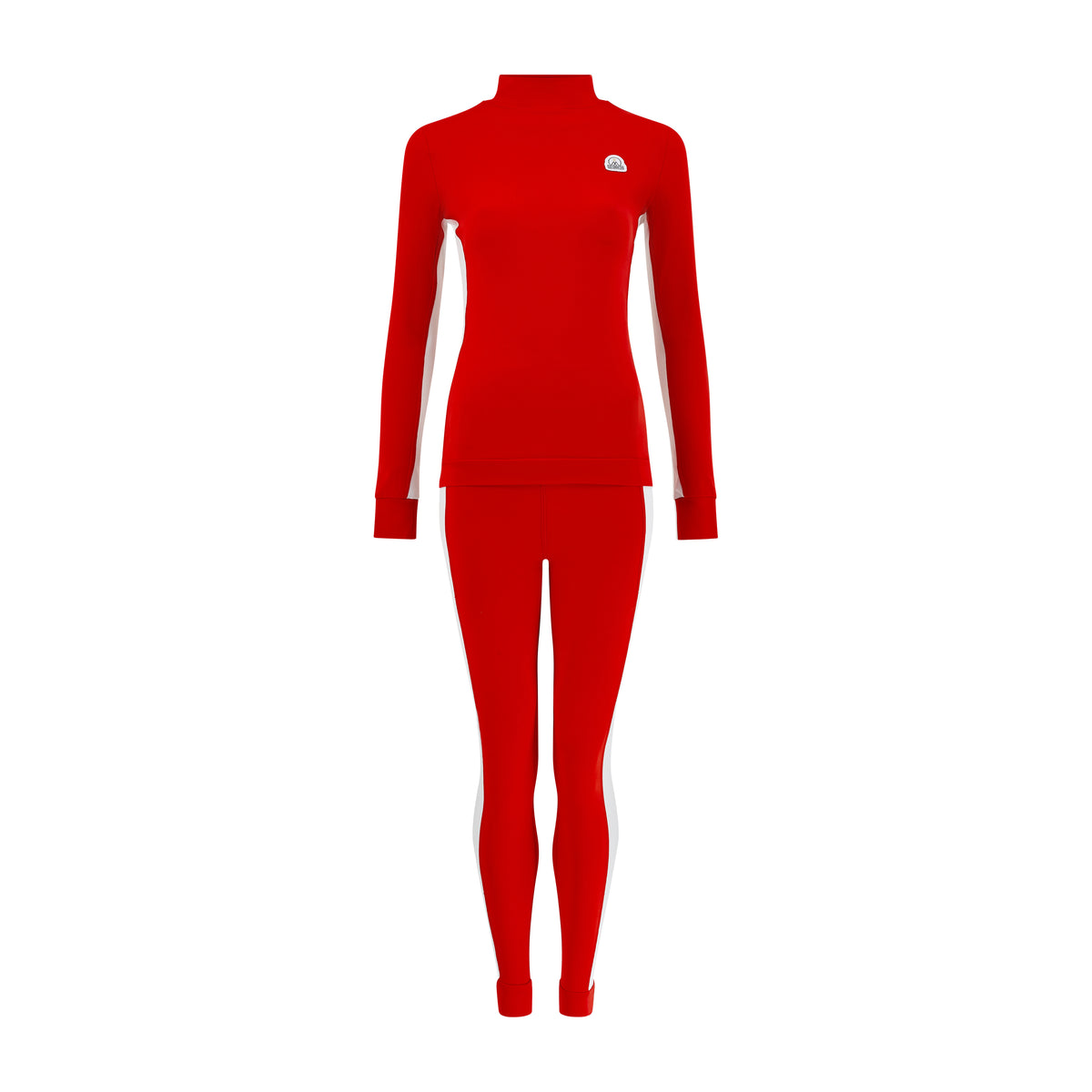 Racer Stripe Base Layer Set - Red – My Sunday Ski