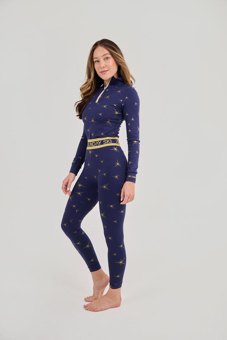 Apricity Base Layer Set - Midnight Blue – My Sunday Ski