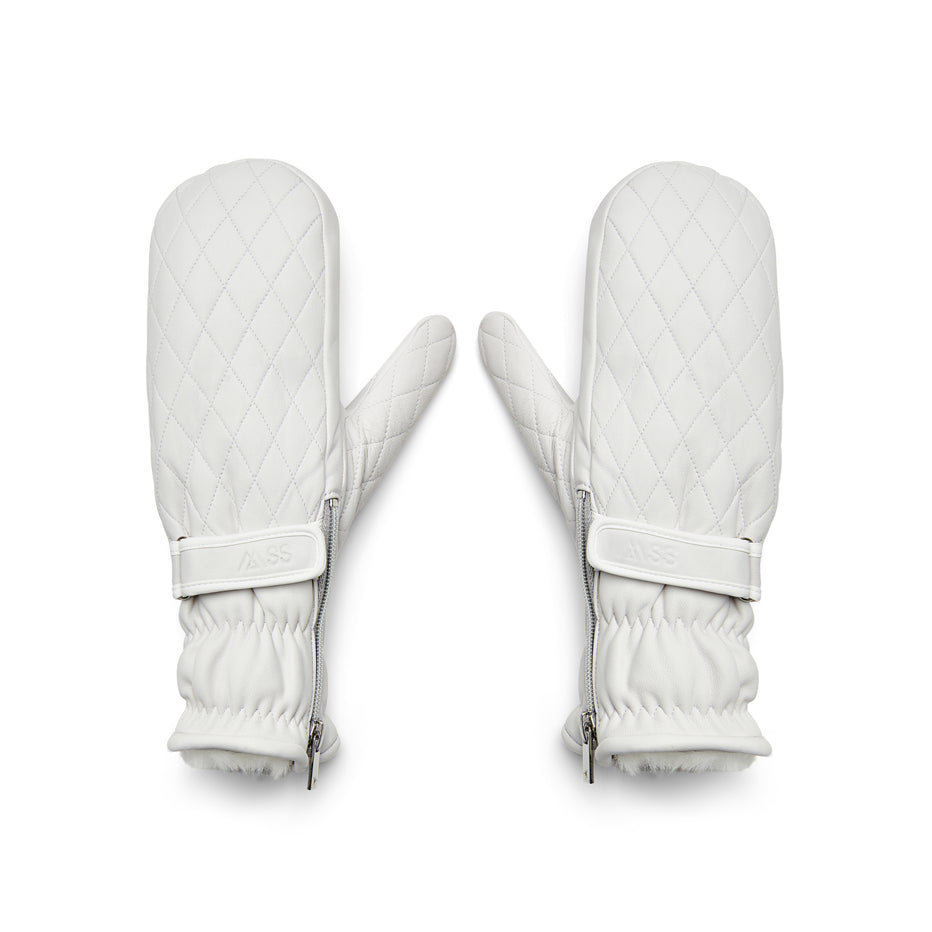 Wanderlust Shearling Ski Mittens - Snow – My Sunday Ski
