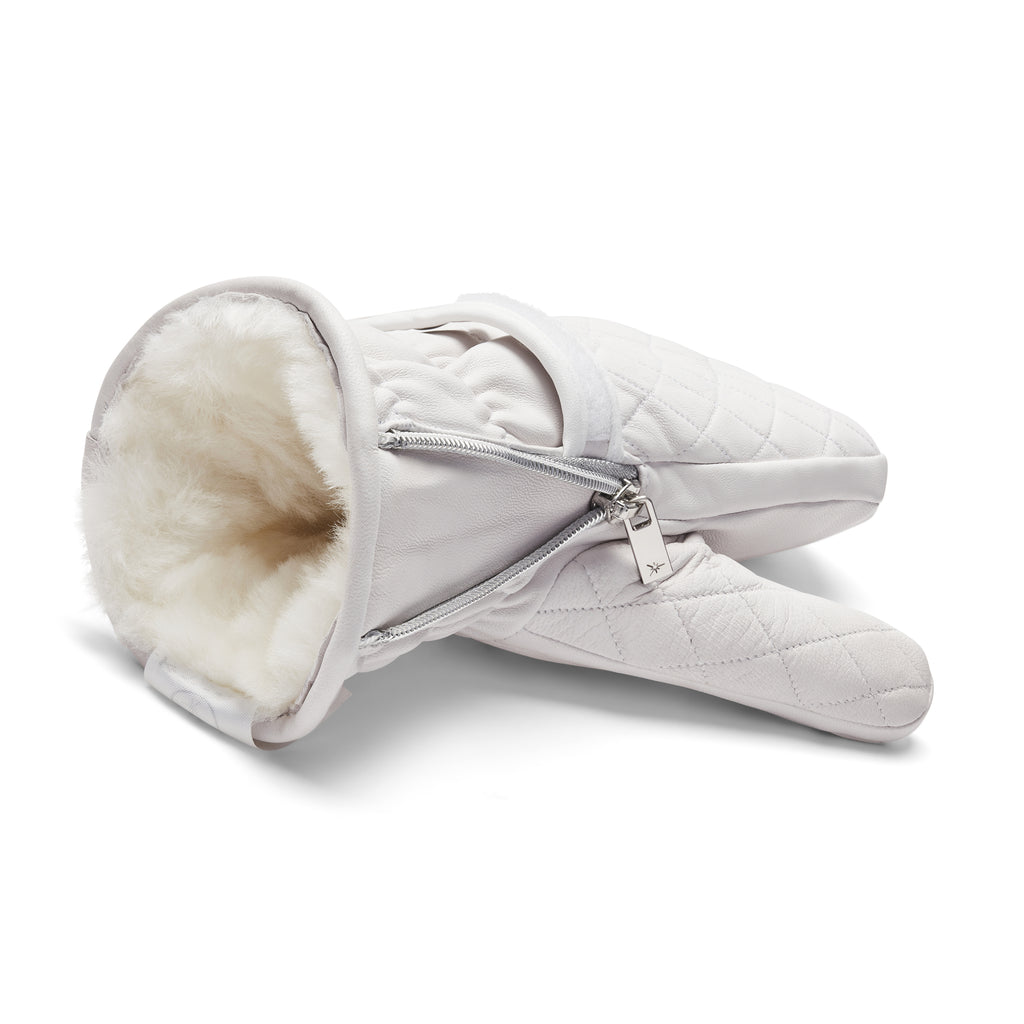Wanderlust Shearling Ski Mittens - Snow – My Sunday Ski