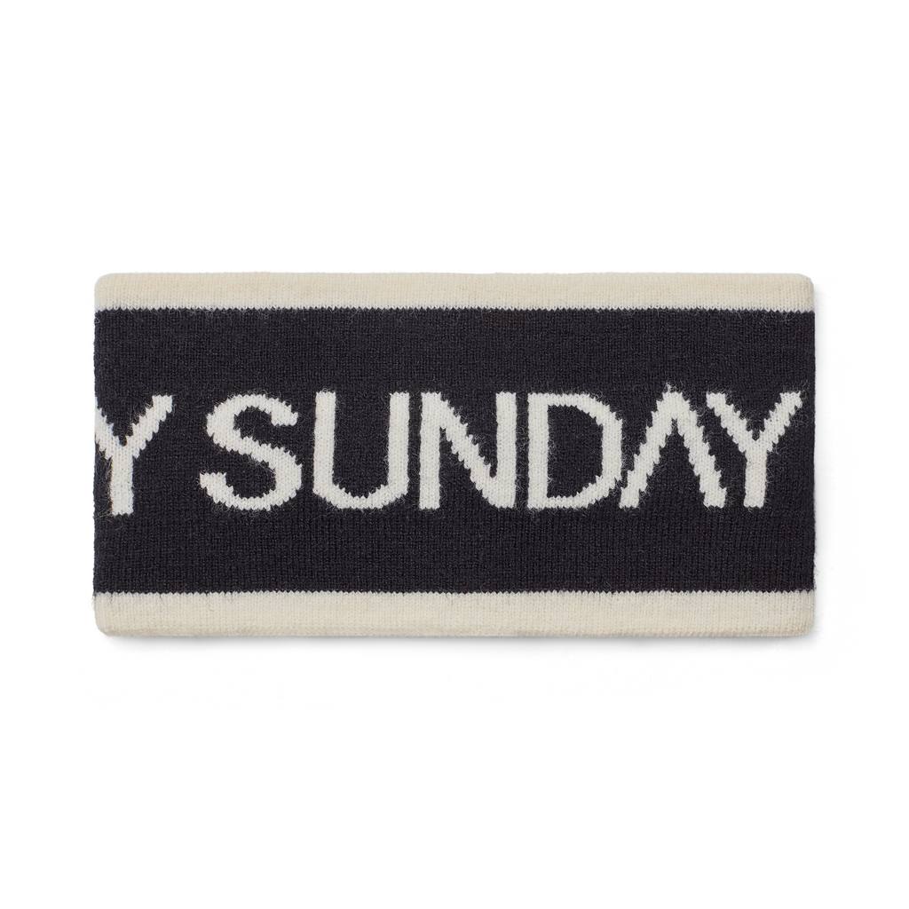 Headband - Black Logo – My Sunday Ski