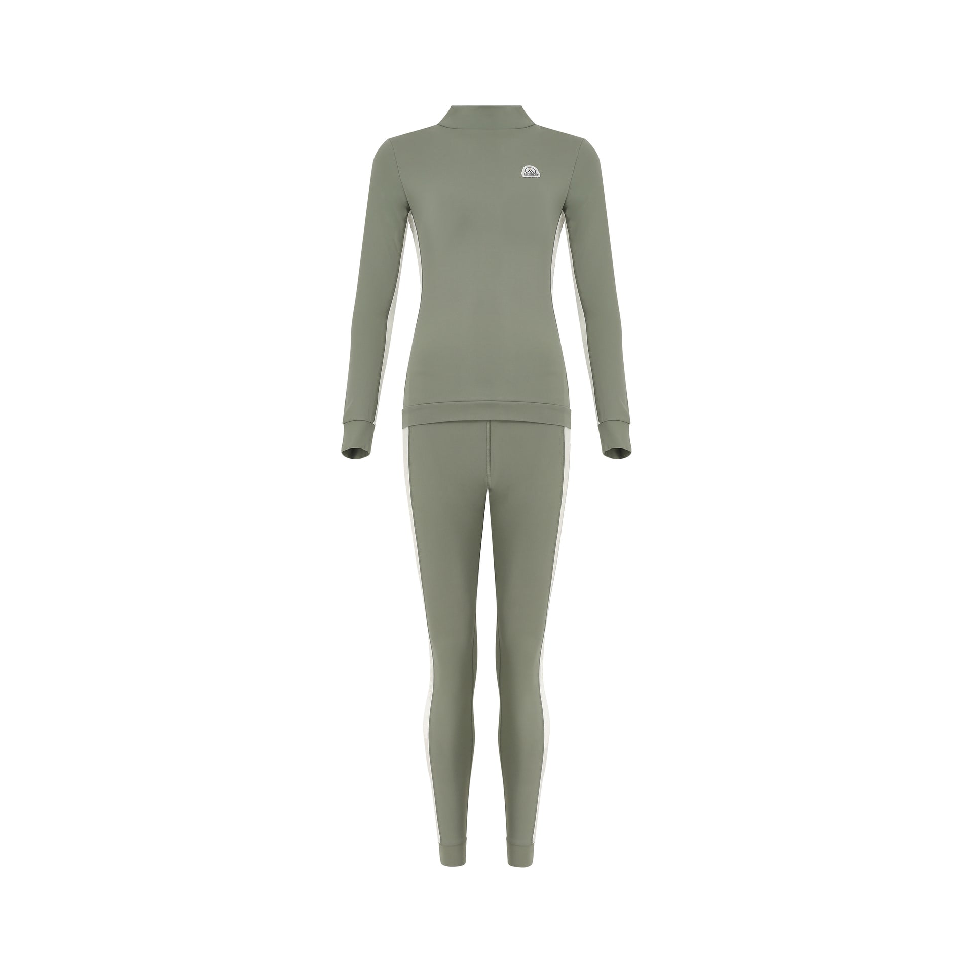 Racer Stripe Base Layer Set - Sage – My Sunday Ski