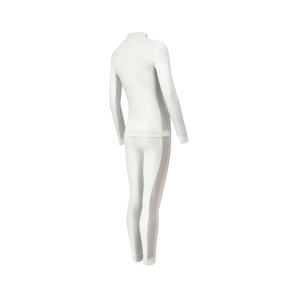 Racer Stripe Base Layer Set - White – My Sunday Ski